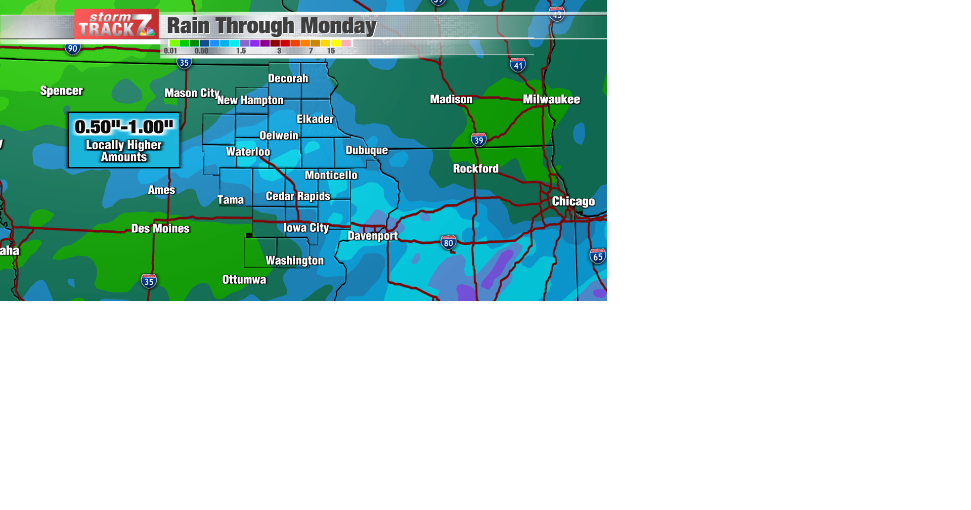TRACKING: Showers/storms likely after midnight tonight | Forecast | kwwl.com
