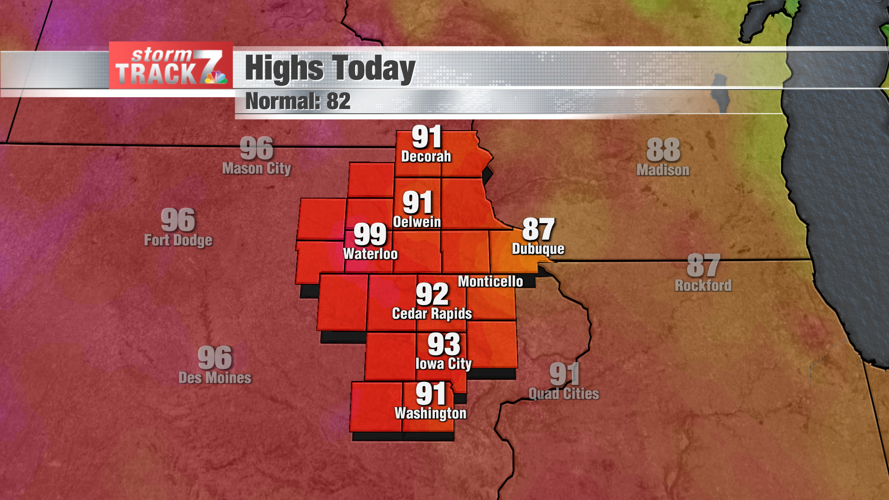 Record Highs Tuesday | Schnack's Weather Blog | kwwl.com