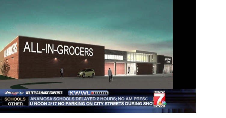 Construction continues at the site of All-In-Grocers in Waterloo ...