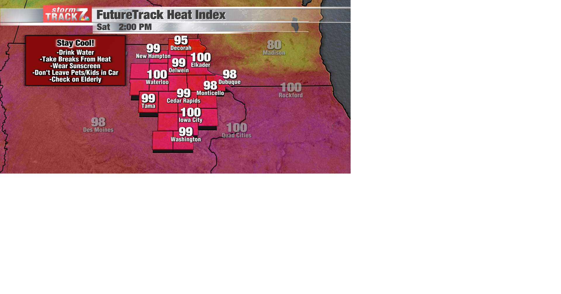 TRACKING: Hot and humid today with more storms tonight | Archive | kwwl.com