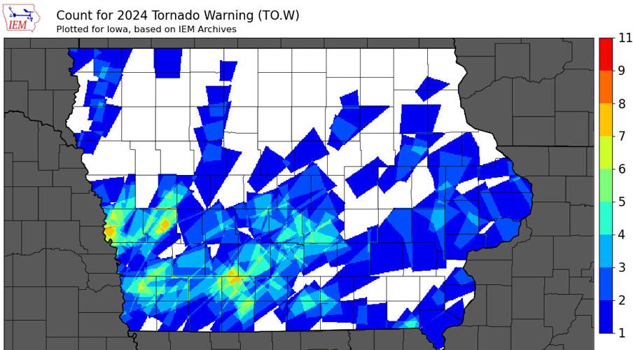 Iowa has the most tornadoes so far this year. | Schnack's Weather Blog ...
