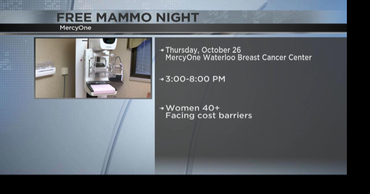 Free mammograms offered by MercyOne in Waterloo on Thursday | Waterloo ...