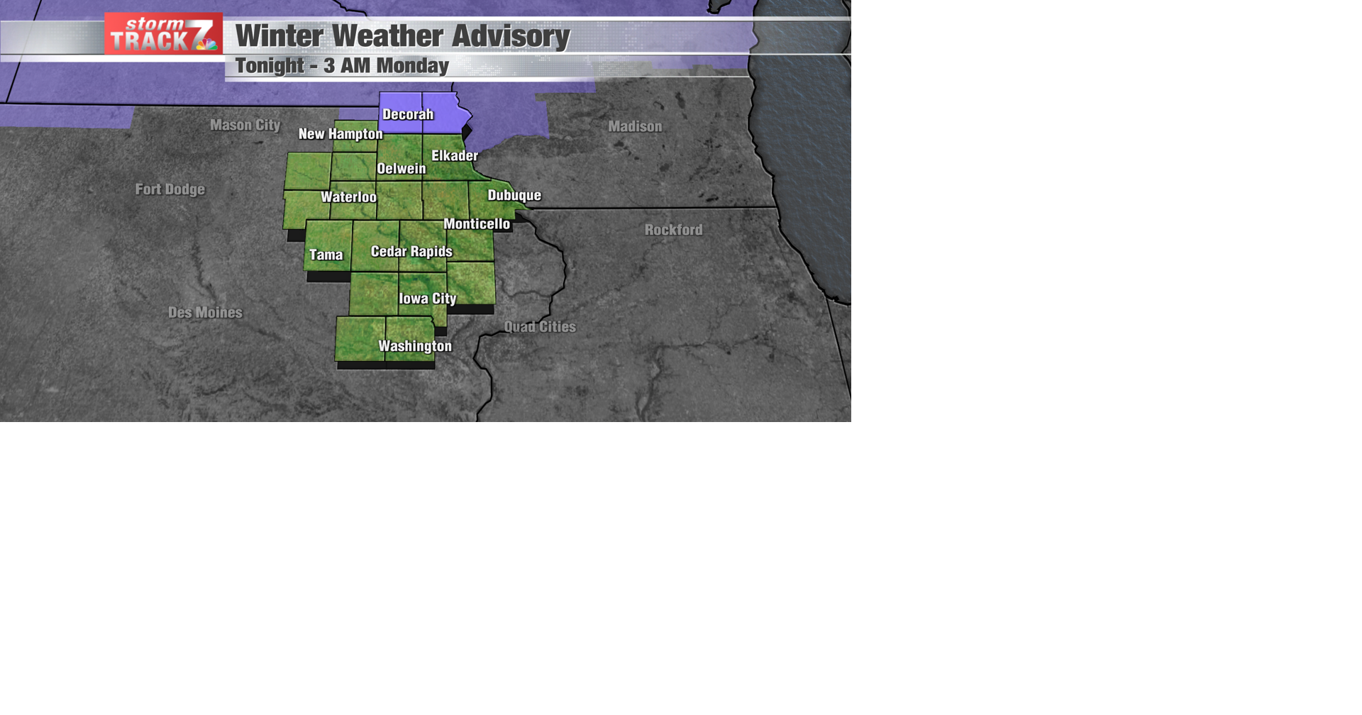 TRACKING: Winter Weather Advisory | Forecast | kwwl.com