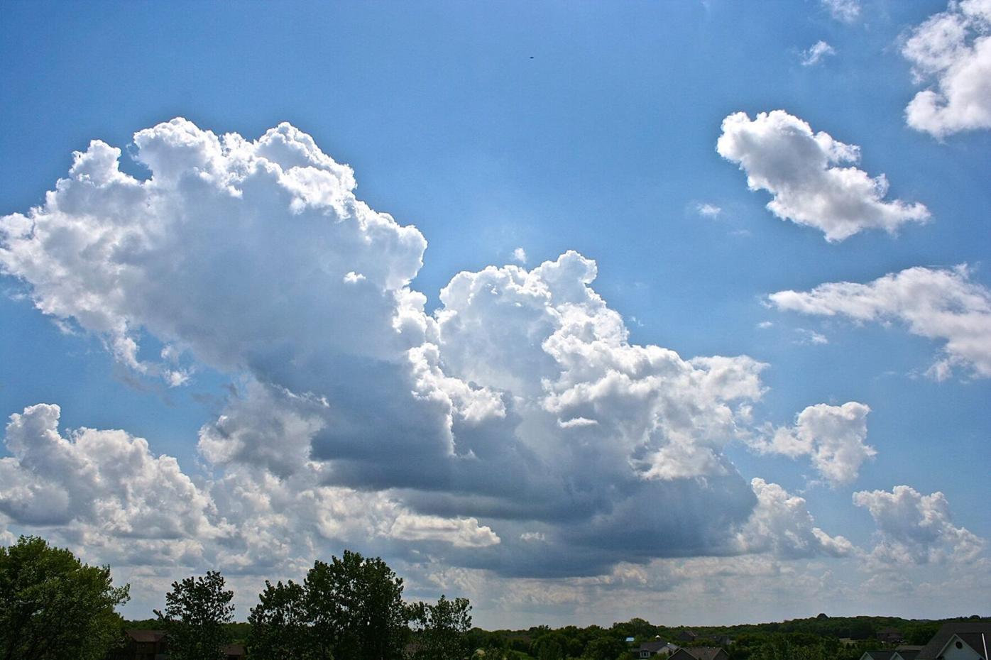 late afternoon clouds