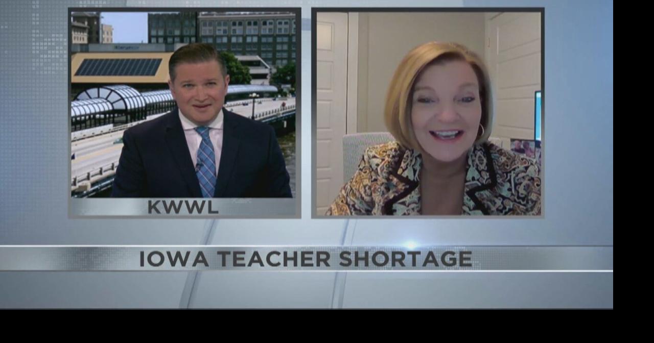 State Senator Liz Mathis talks about the Iowa teacher shortage ...