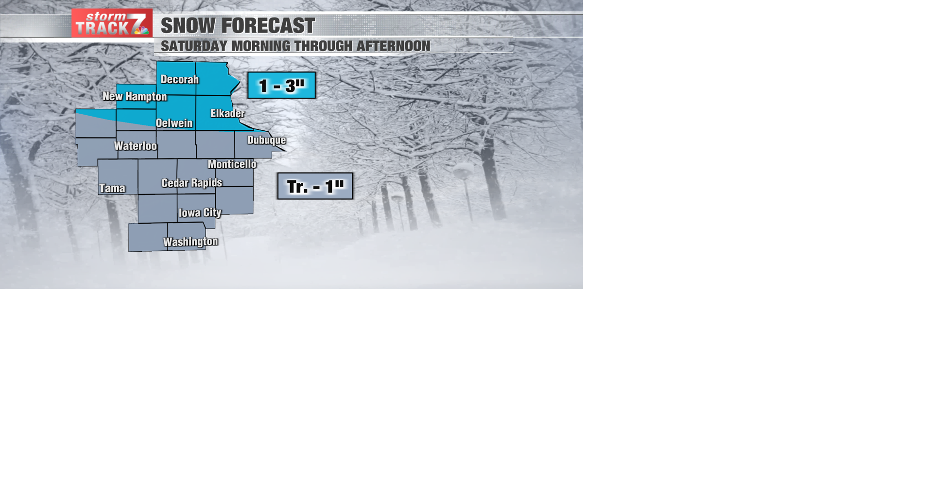 TRACKING: Windy with sunshine today, snow arrives Saturday | Forecast ...