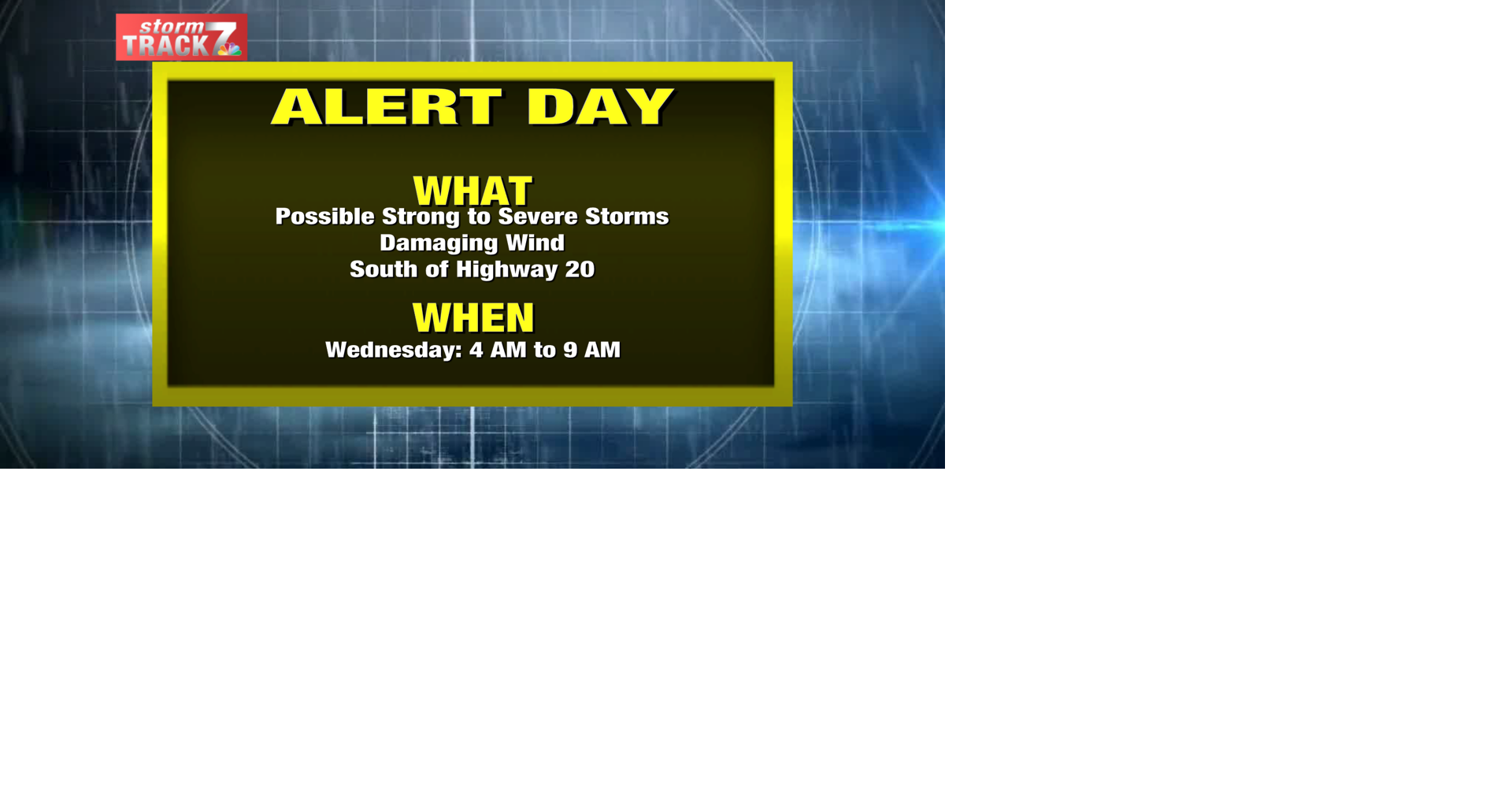 TRACKING: ALERT DAY early Wednesday morning | Forecast | kwwl.com