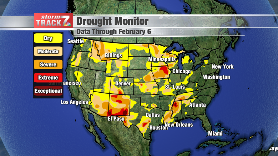 Drought monitor update 2/8/24 | Schnack's Weather Blog | kwwl.com