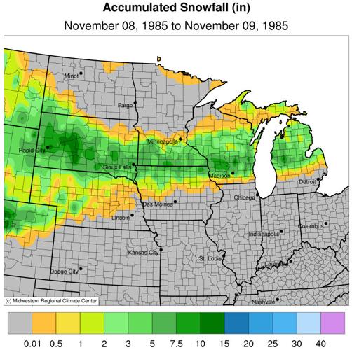 This Day in Weather History: Nov. 8-9, 1985 | Schnack's Weather Blog ...