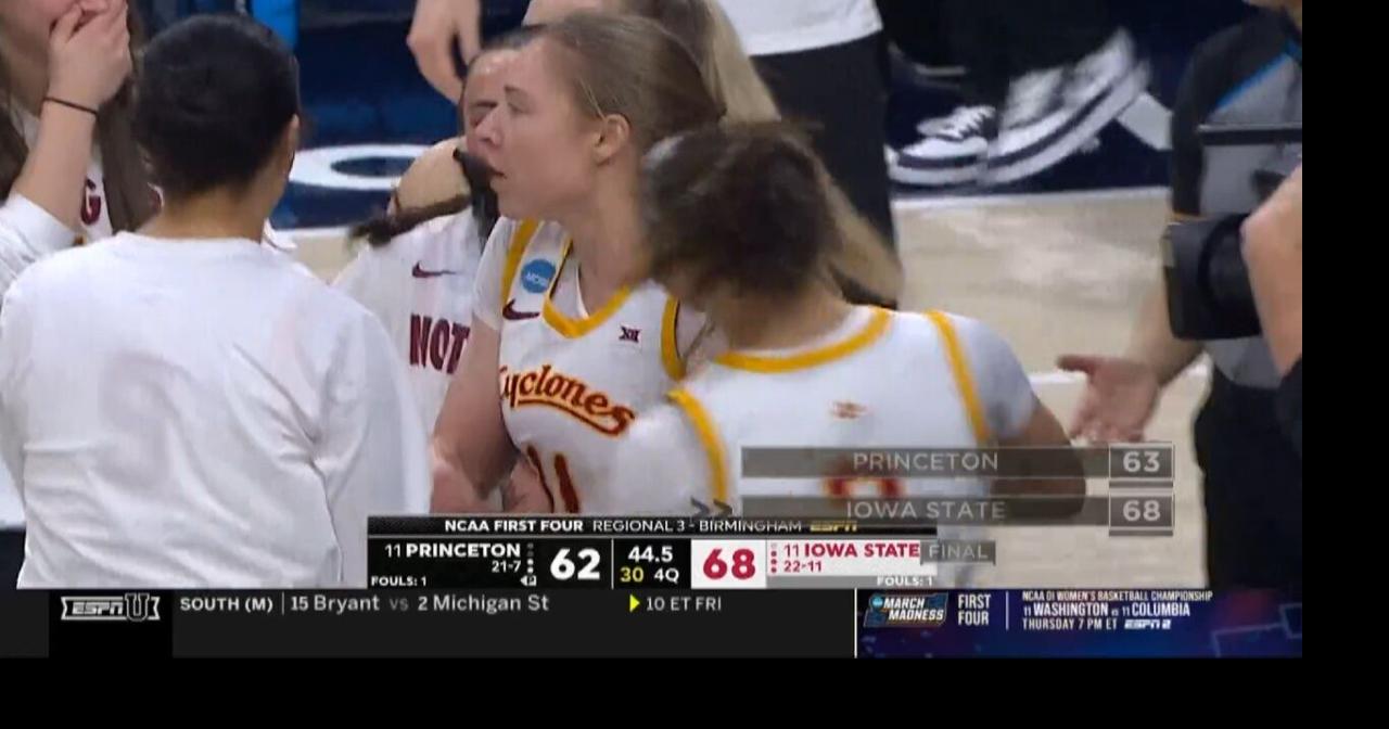 Crooks, Brown combine to lead Iowa State women to 68-63 First Four win ...