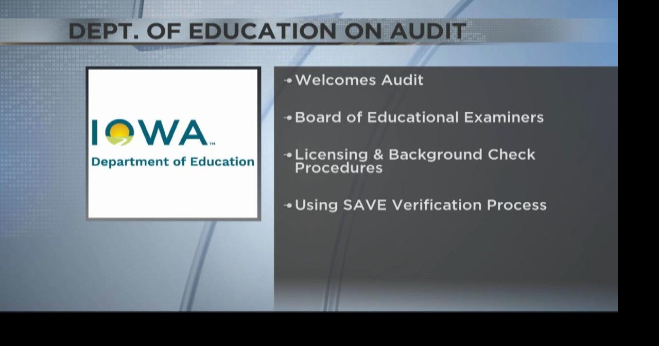 Iowa education audit welcomed amid ex-superintendent's arrest | Video ...