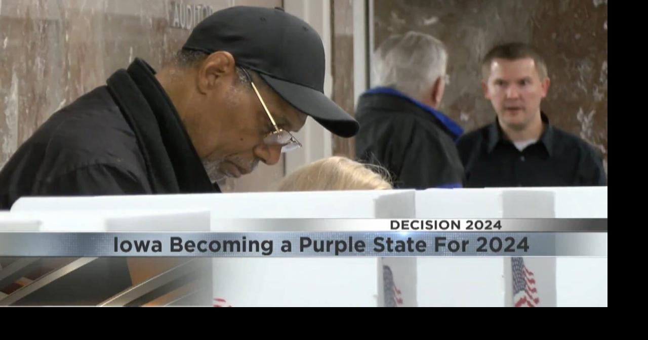 Iowa becoming a purple state ahead of November election | Politics ...