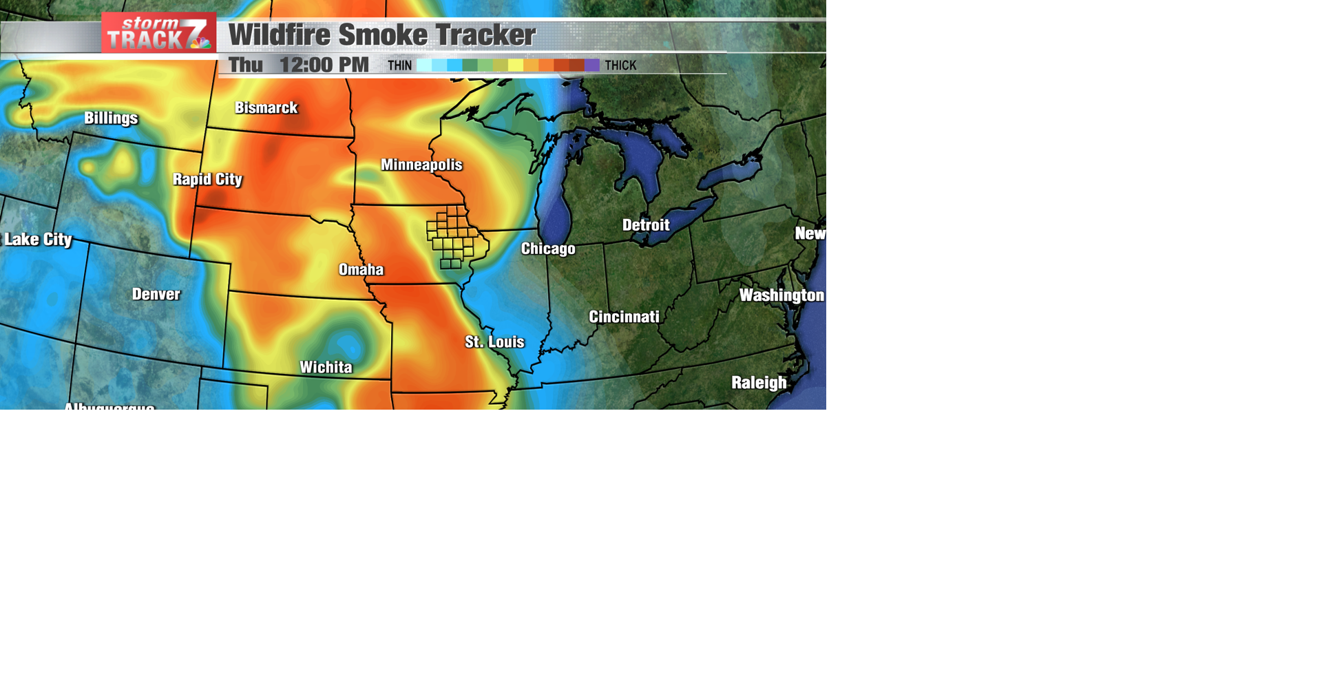 TRACKING: Warm with some elevated wildfire smoke | Forecast | kwwl.com