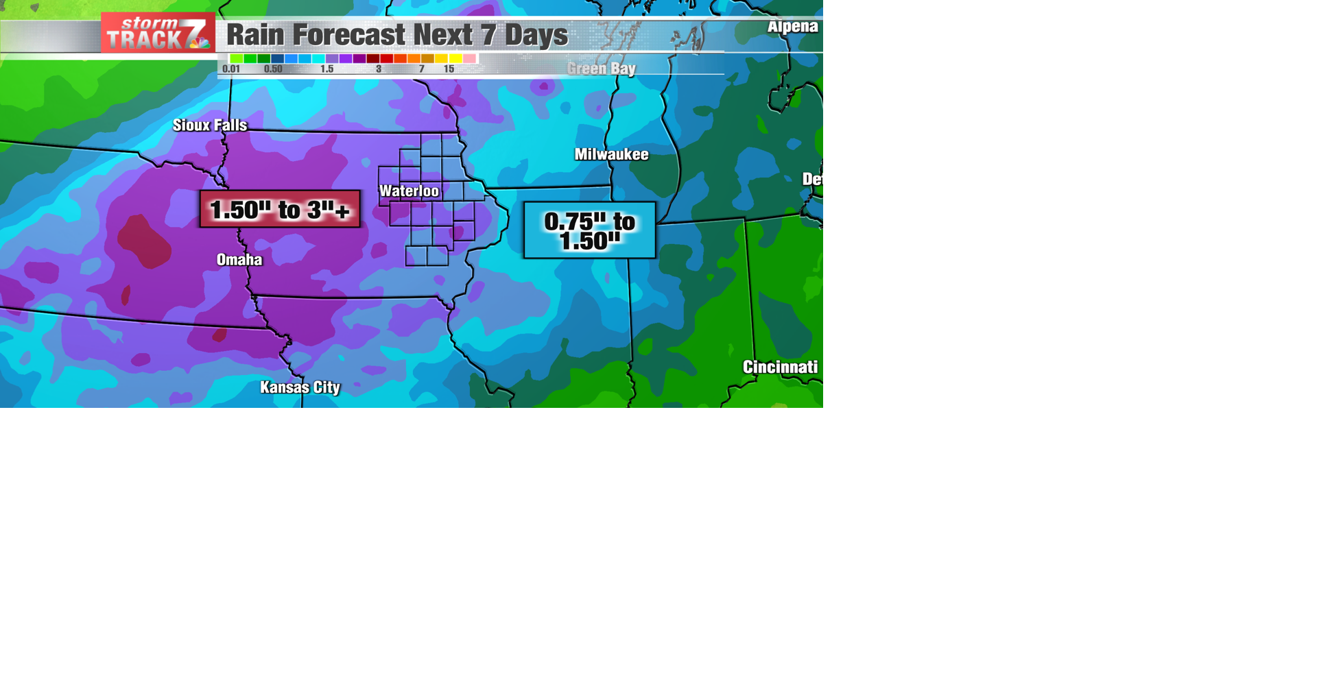 TRACKING: Rain chances increasing in the forecast | Forecast | kwwl.com