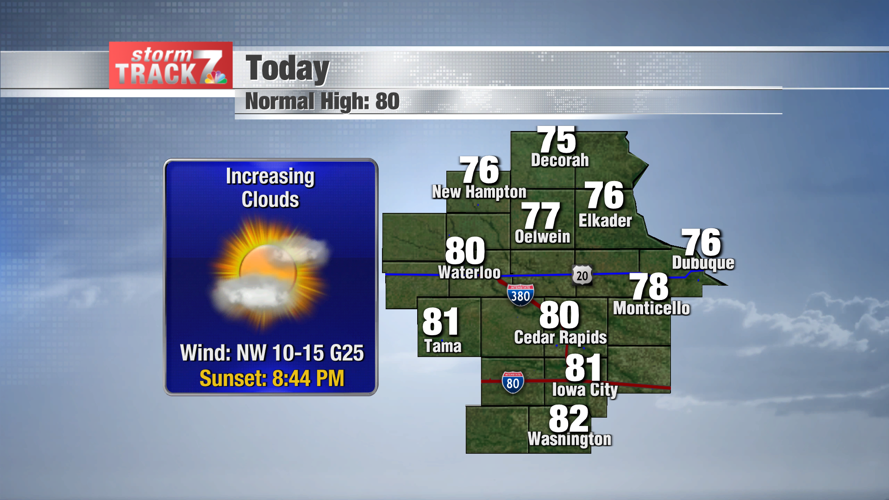 TRACKING: Some rain possible tonight through tomorrow; pleasant on ...