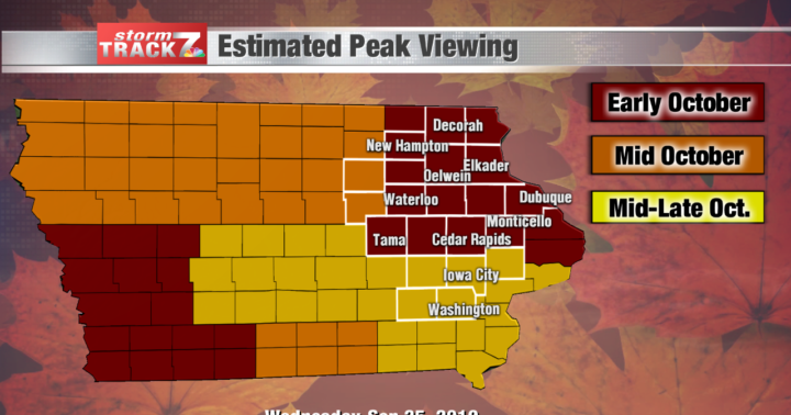Iowa Fall Color Report – Why Do the Leaves Change? | Schnack's Weather ...