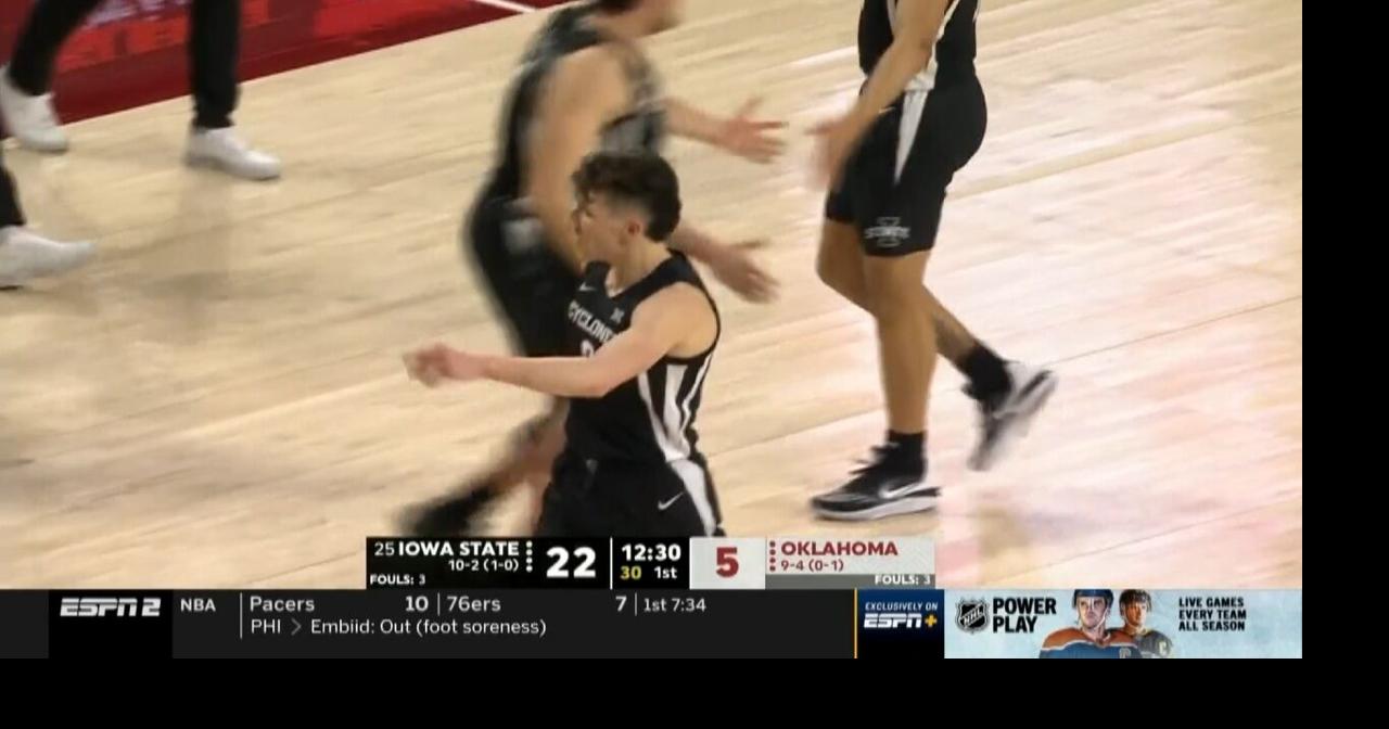 Iowa State's Grill torches Oklahoma in 63-60 Cyclone Win | News | kwwl.com