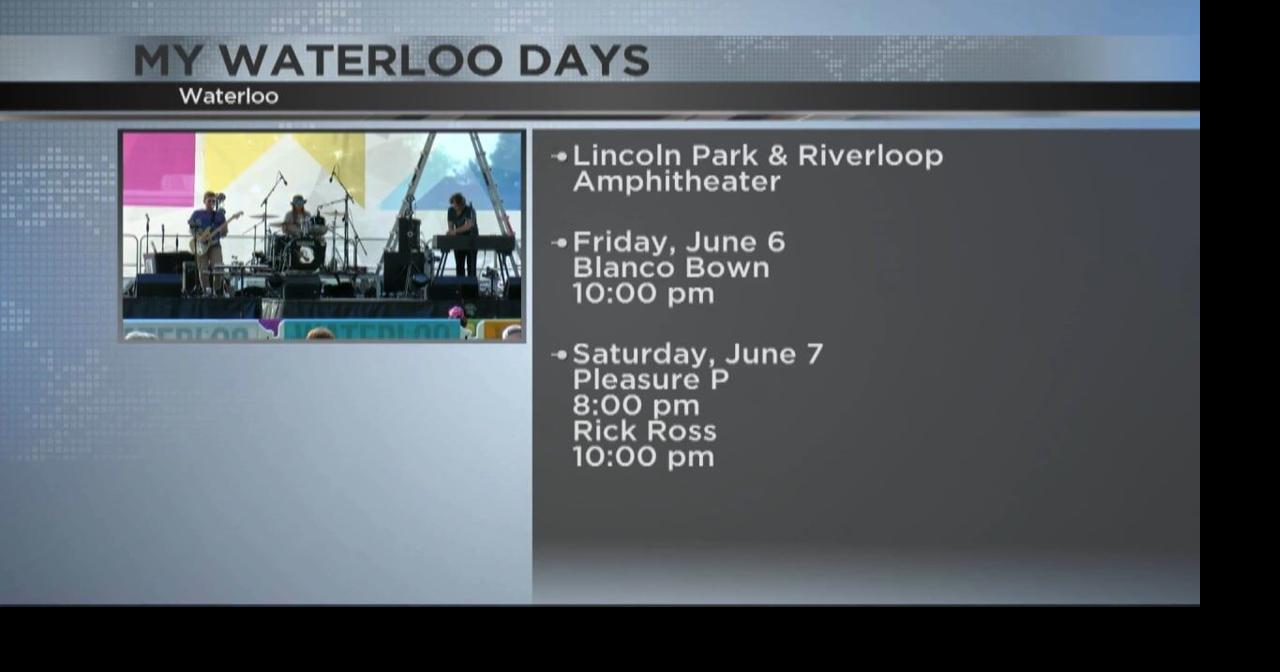 My Waterloo Days 2025 lineup announced | Waterloo | kwwl.com