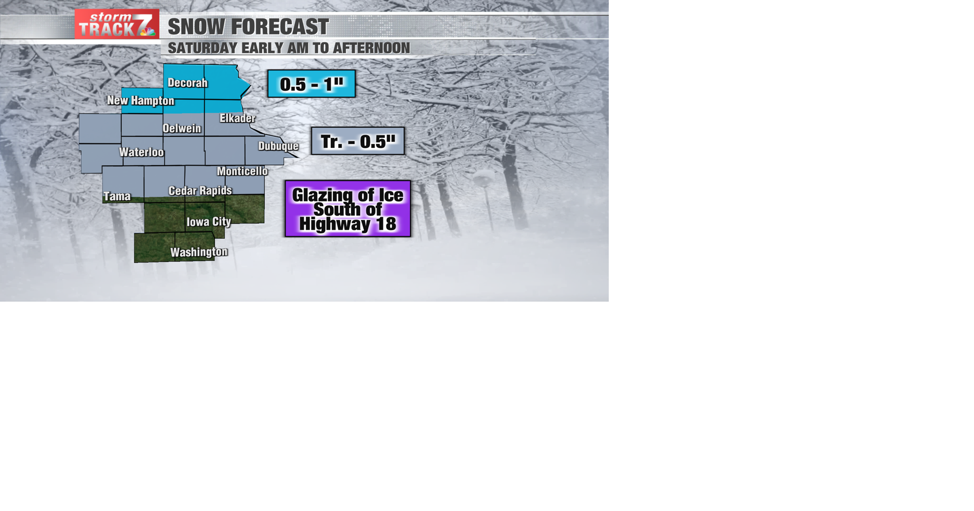 TRACKING: Light wintry mix tonight through Saturday afternoon ...