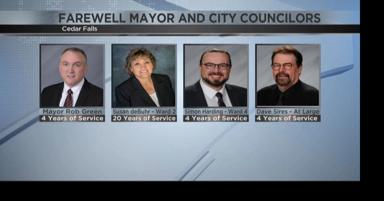 Cedar Falls Mayor and City Councilors to say farewell on Monday night ...