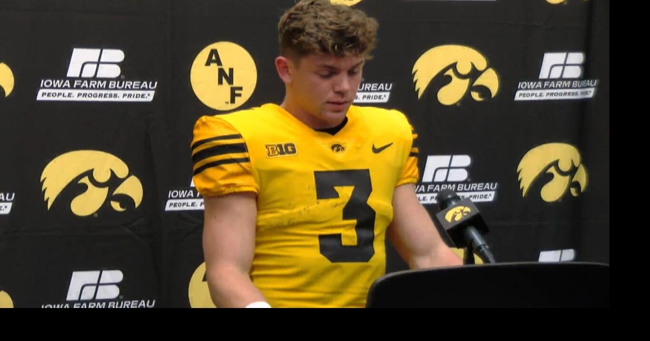 Cooper DeJean out for the Iowa Hawkeyes with leg injury | Video | kwwl.com