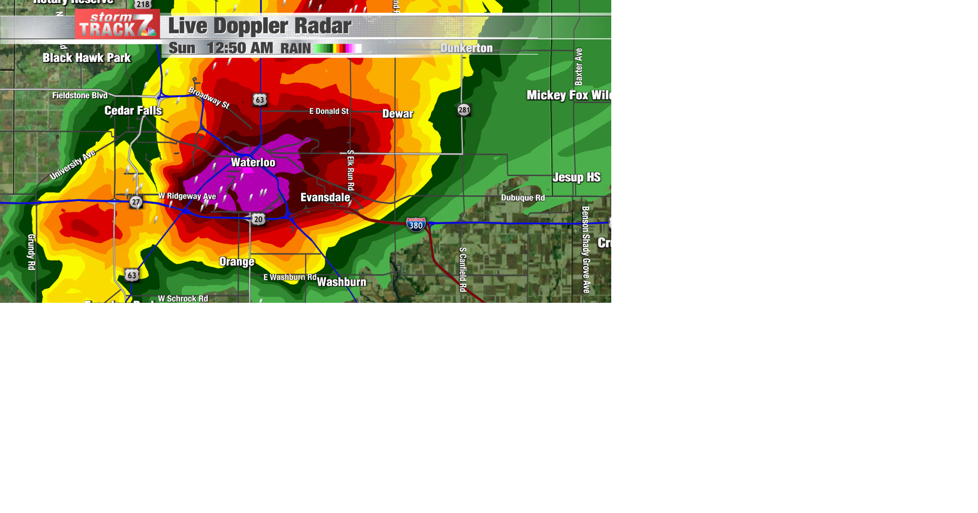 Large Hail in Black Hawk County Early Sunday Morning | Schnack's ...