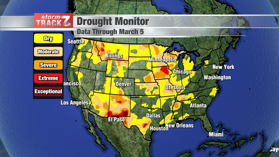 Drought Monitor Update 3/7/24 | Schnack's Weather Blog | kwwl.com
