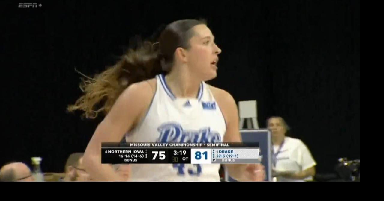 Drake tops UNI in overtime to reach MVC final | Sports | kwwl.com