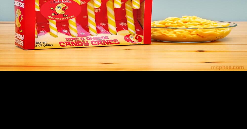 Company cooks up macaroni and cheese-flavored candy canes in time for ...