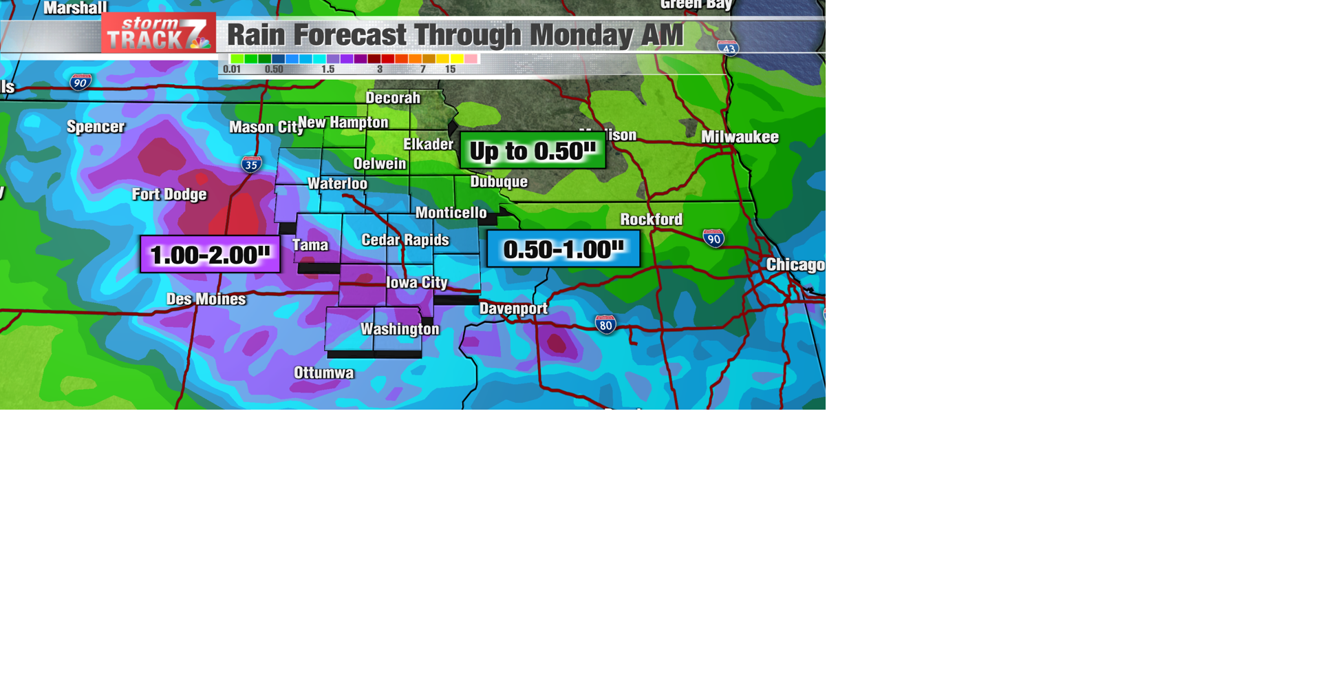 TRACKING: Showers and storms on the way today | Forecast | kwwl.com