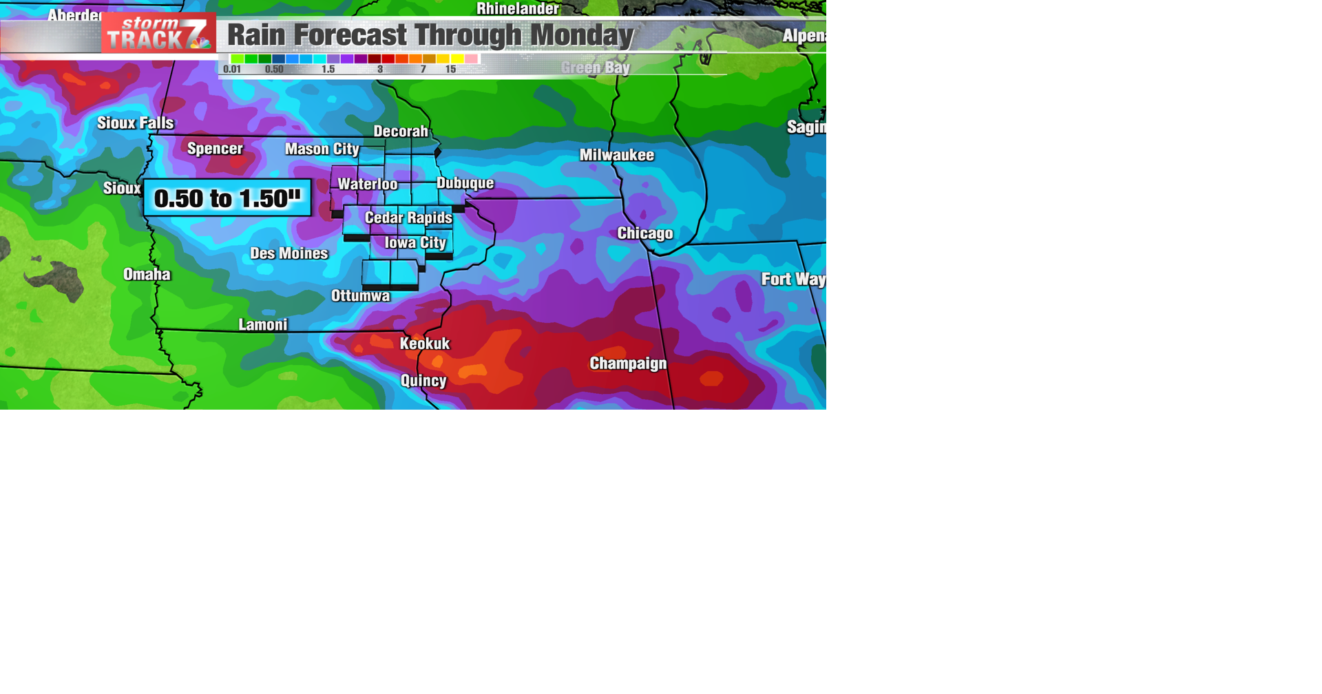 TRACKING: Showers and storms tonight into tomorrow | Forecast | kwwl.com
