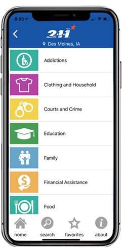 Iowa 211 launches new app, connects people to 12,000 social services ...