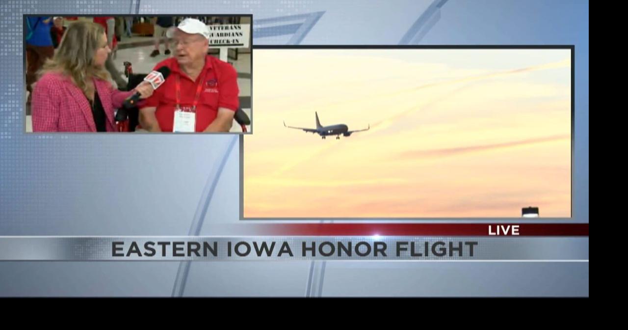 52nd Eastern Iowa Honor Flight Takes Off - Veteran's Recall Time In ...