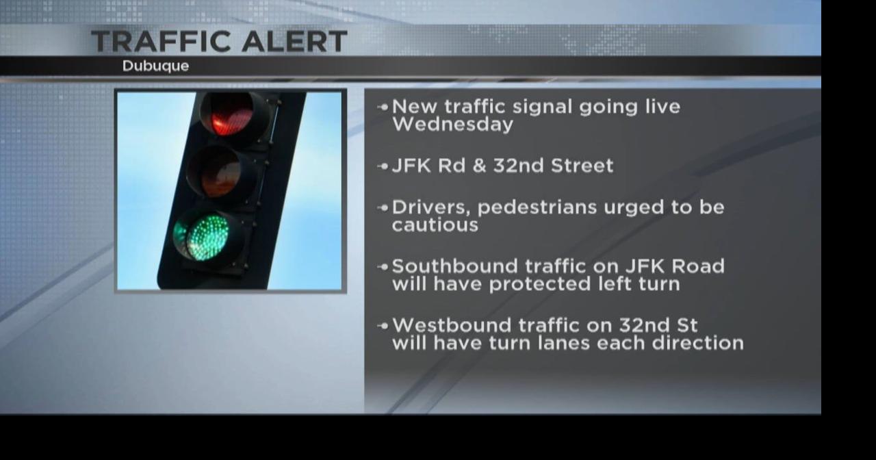 New traffic signal going live in Dubuque | Dubuque | kwwl.com