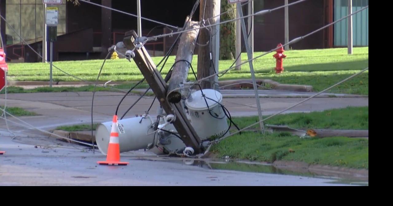Power line repair and cleanup underway after powerful afternoon storms ...