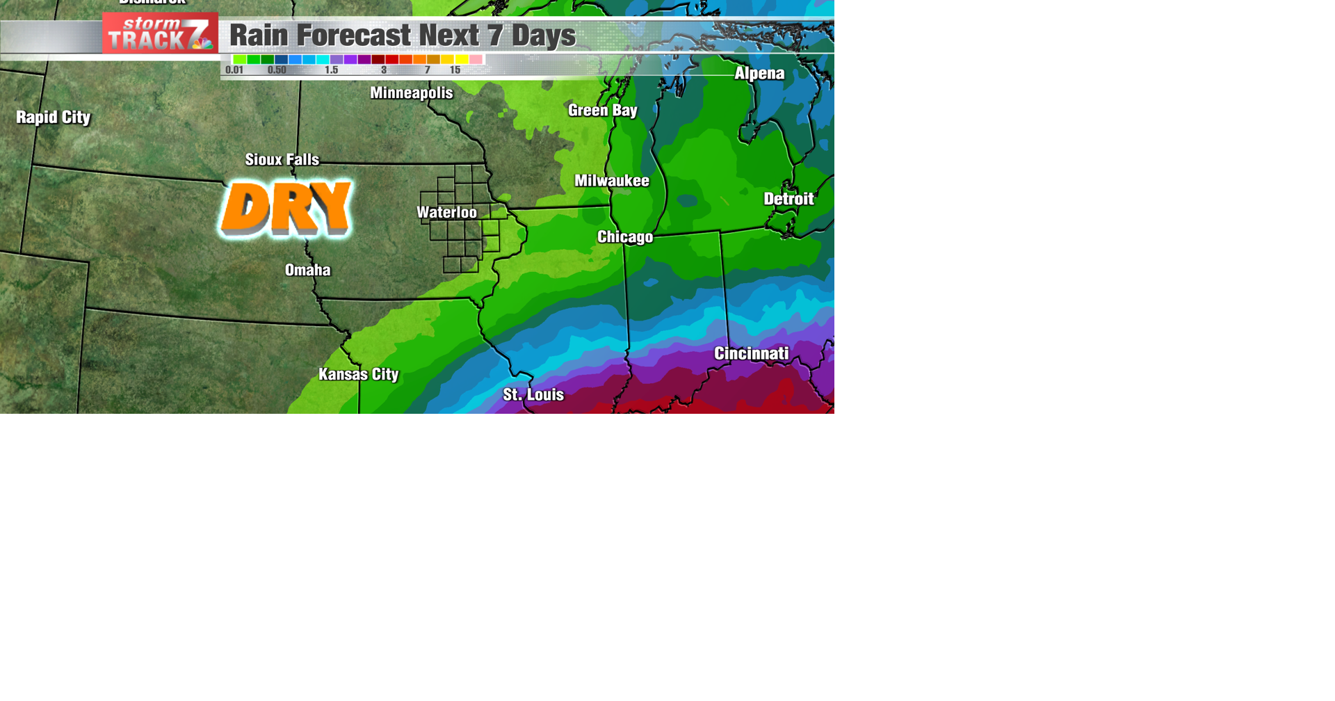 TRACKING: Dry and warm through the end of September | Forecast | kwwl.com