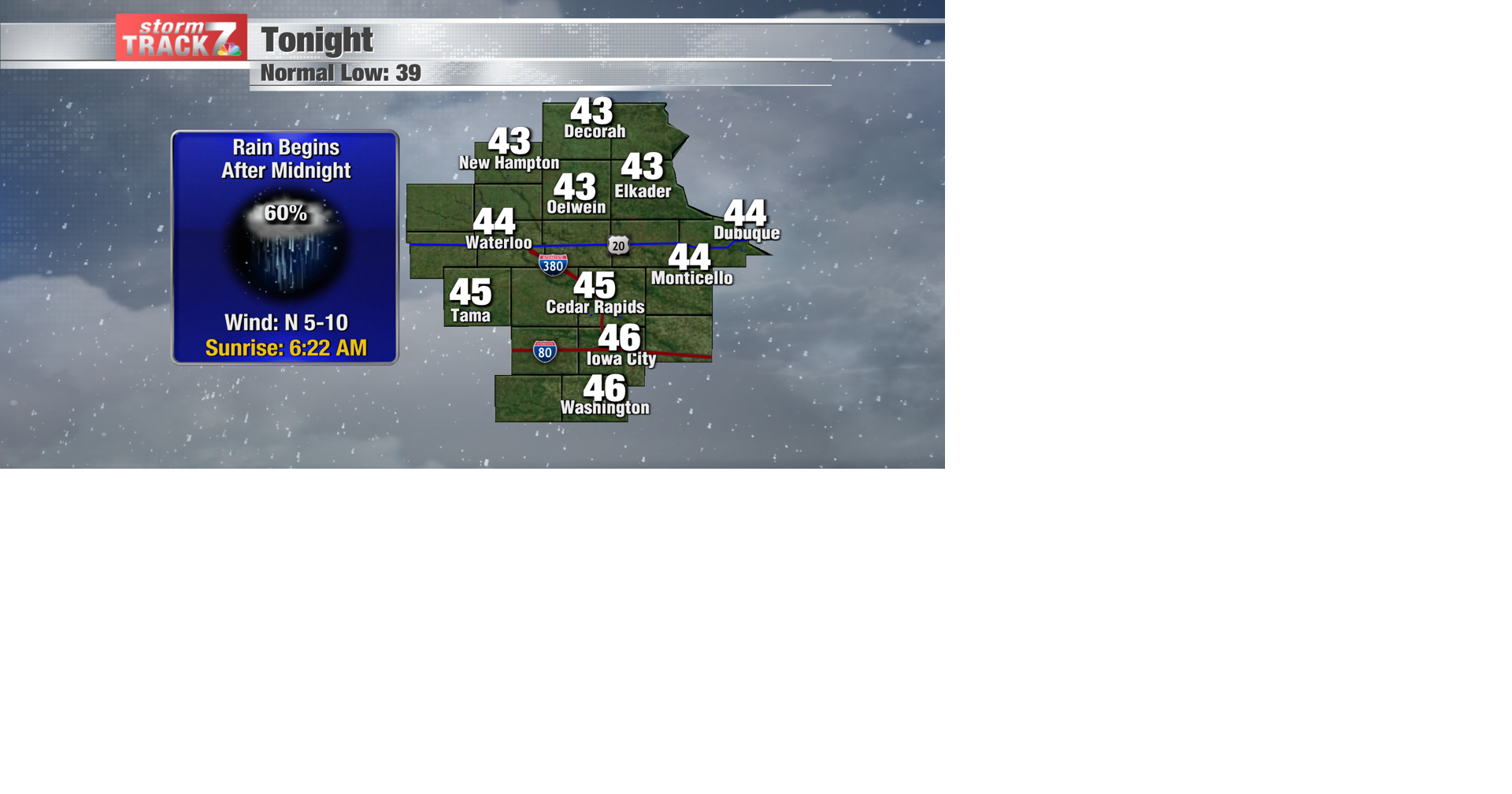 TRACKING: Rain tonight into tomorrow | Forecast | kwwl.com
