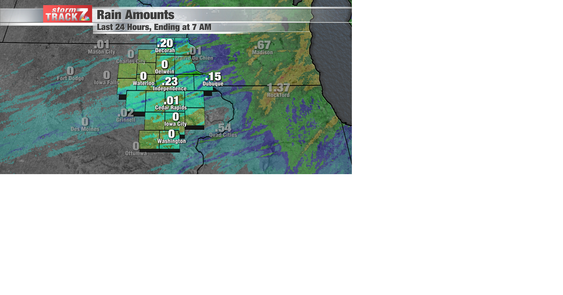 Rainfall amounts from isolated severe storms yesterday afternoon (5/7 ...