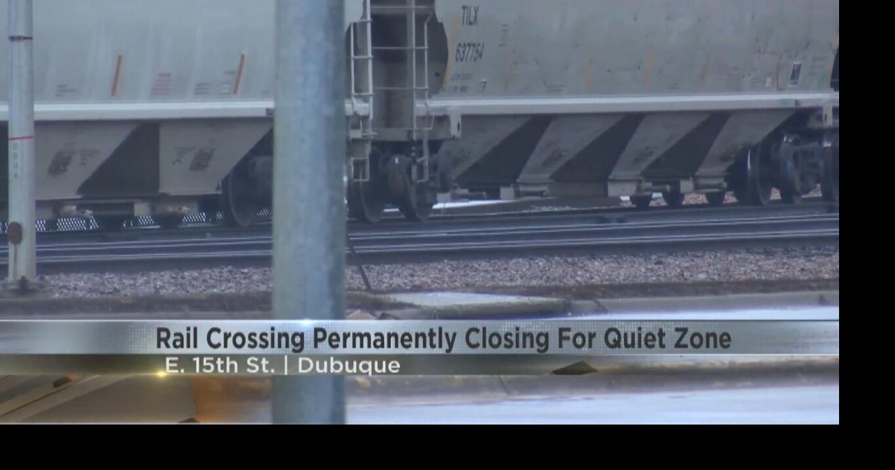 E. 15th rail crossing closed permanently in Dubuque | Dubuque | kwwl.com