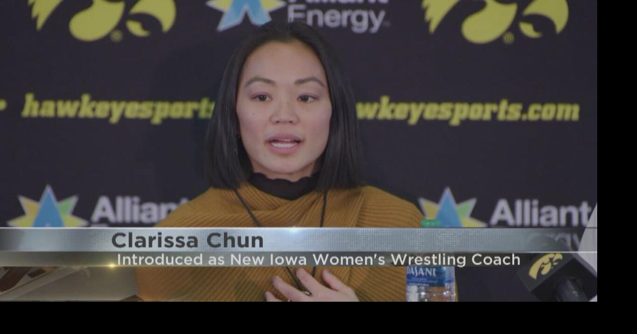 Clarissa Chun introduced as Iowa Hawkeye Women's Wrestling Coach ...