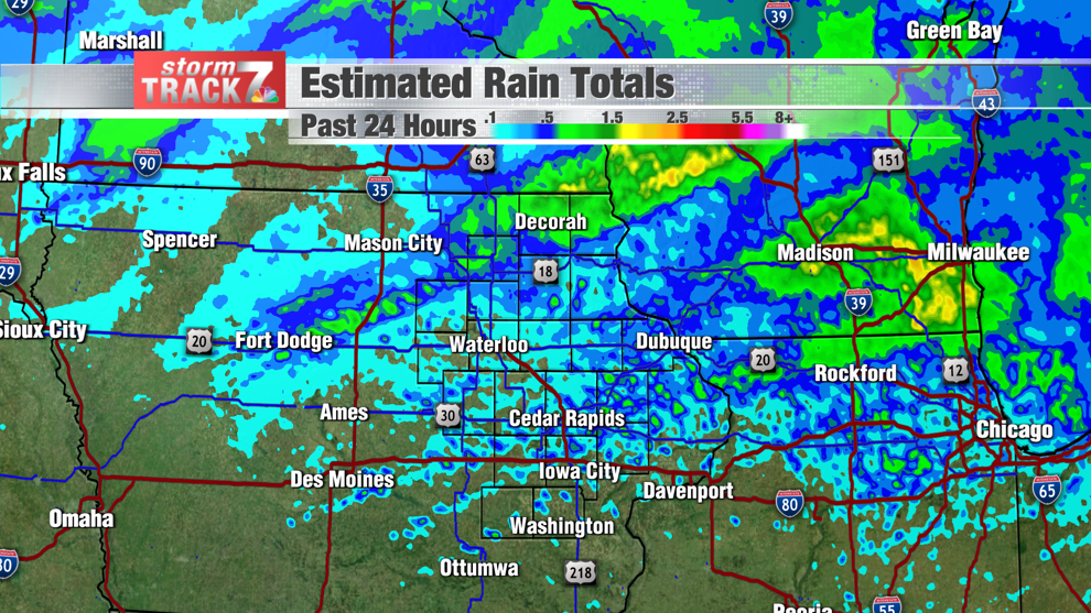 Rainfall amounts from yesterday and last night | Schnack's Weather Blog ...
