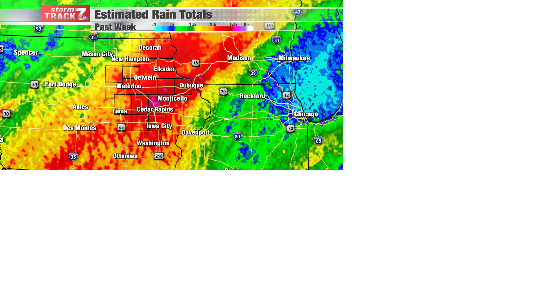 Recent rainfall totals | Schnack's Weather Blog | kwwl.com