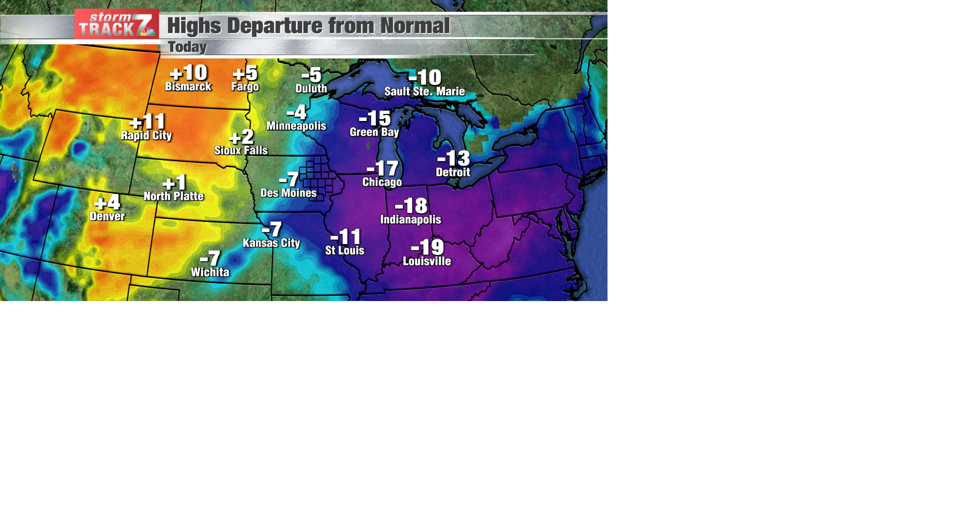 TRACKING: Another cold day today, but temperatures increase tomorrow ...