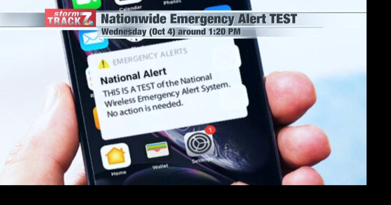 Nationwide Emergency Alert Test scheduled for Wednesday afternoon ...