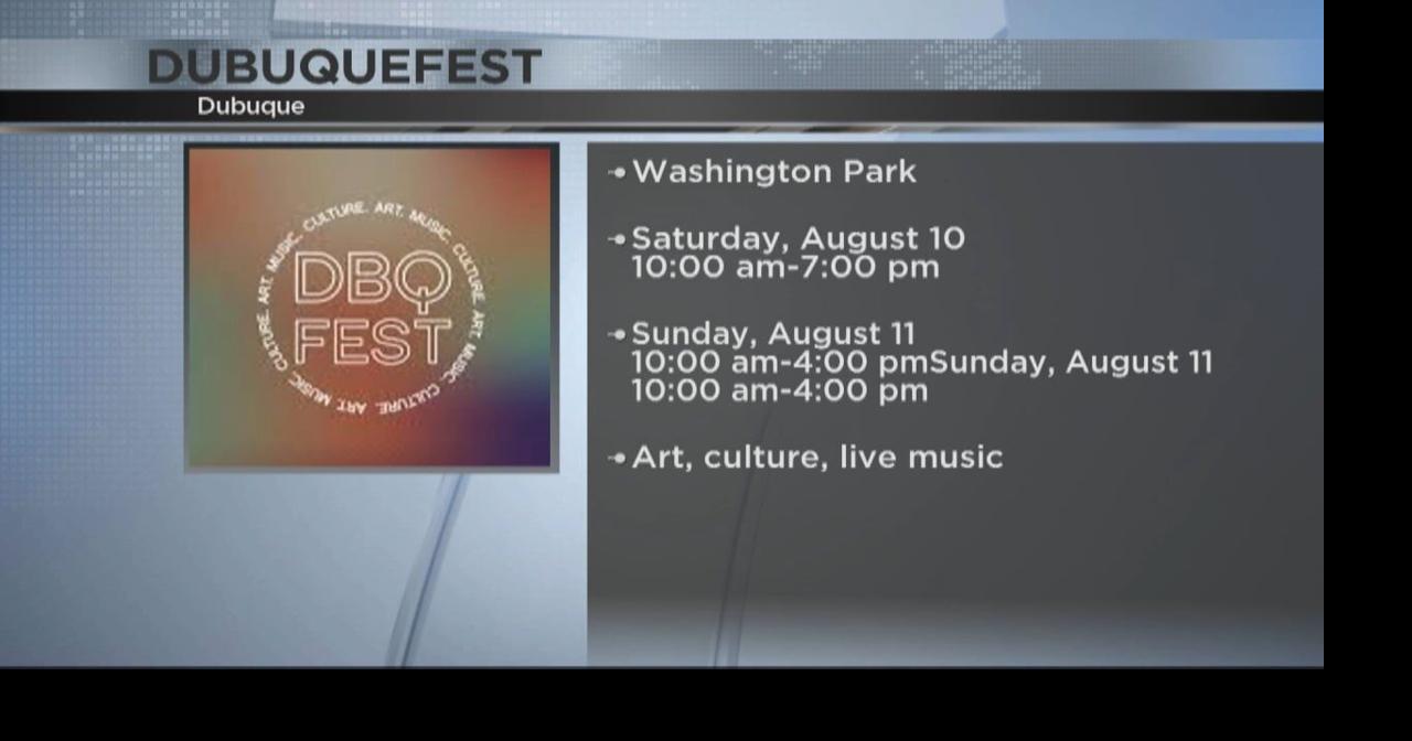 Dubuque Fest happening Saturday and Sunday | Video | kwwl.com