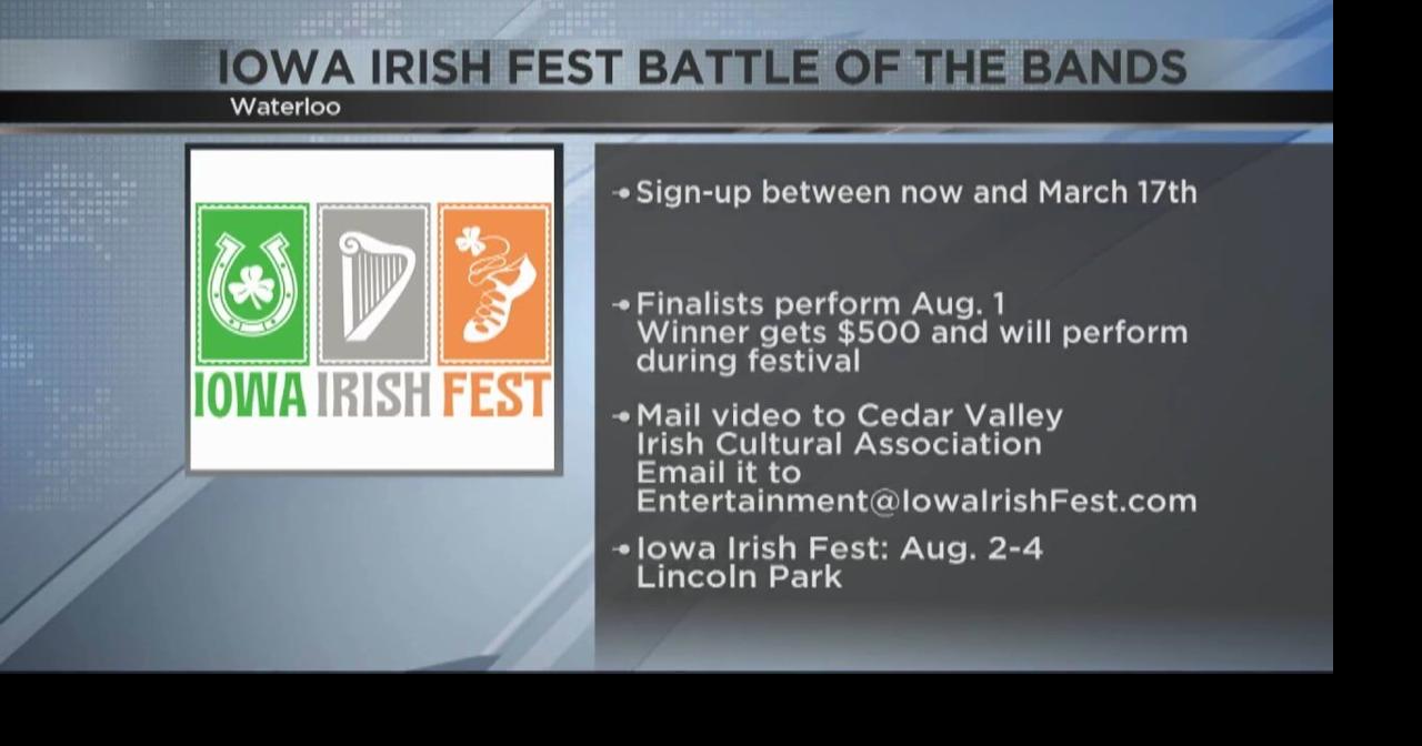 Iowa Irish Fest hosting Battle of the Iowa Irish Bands | Video | kwwl.com