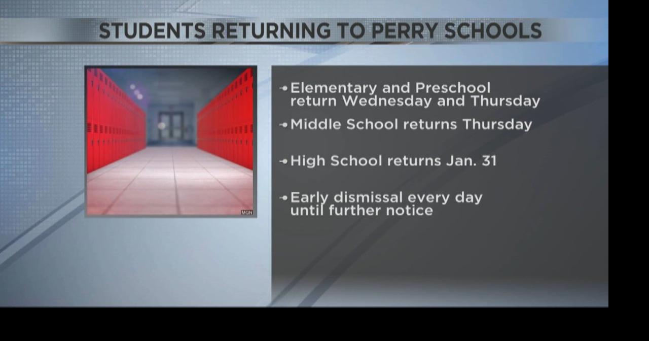 Perry Schools students to return to class this week | Iowa Strong ...