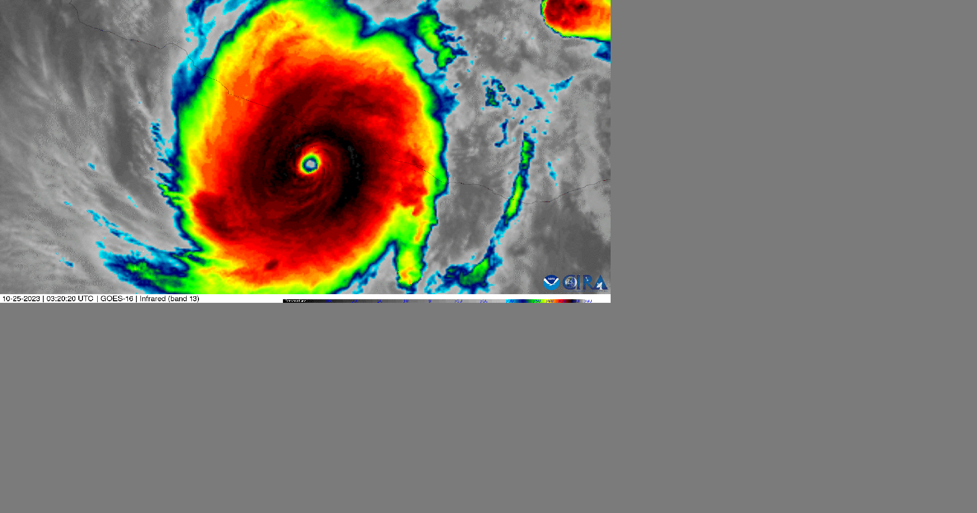 Hurricane Otis makes landfall around Acapulco on the Pacific coast of ...