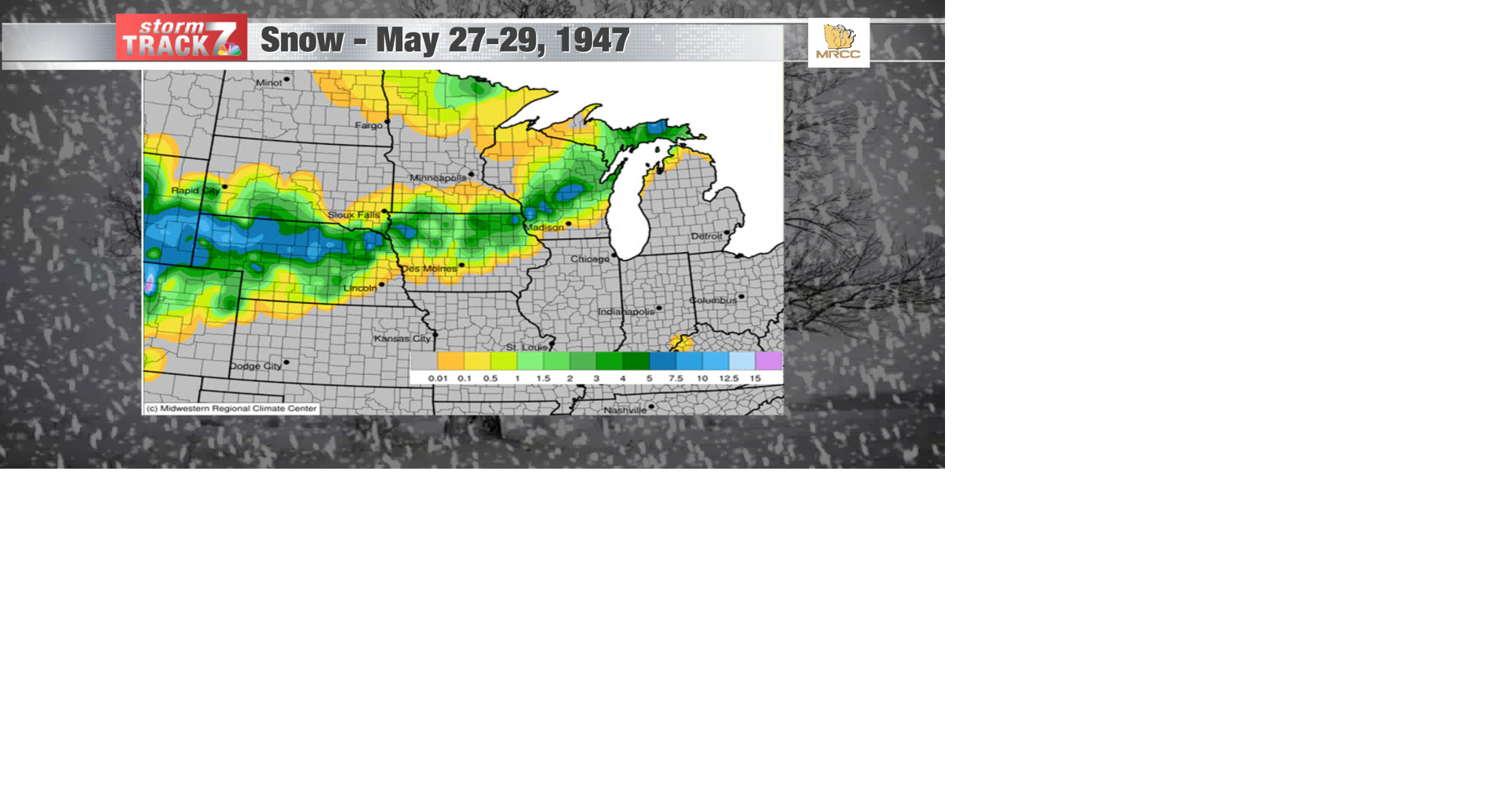 May 27-29 1947 Snow Map.png | | kwwl.com