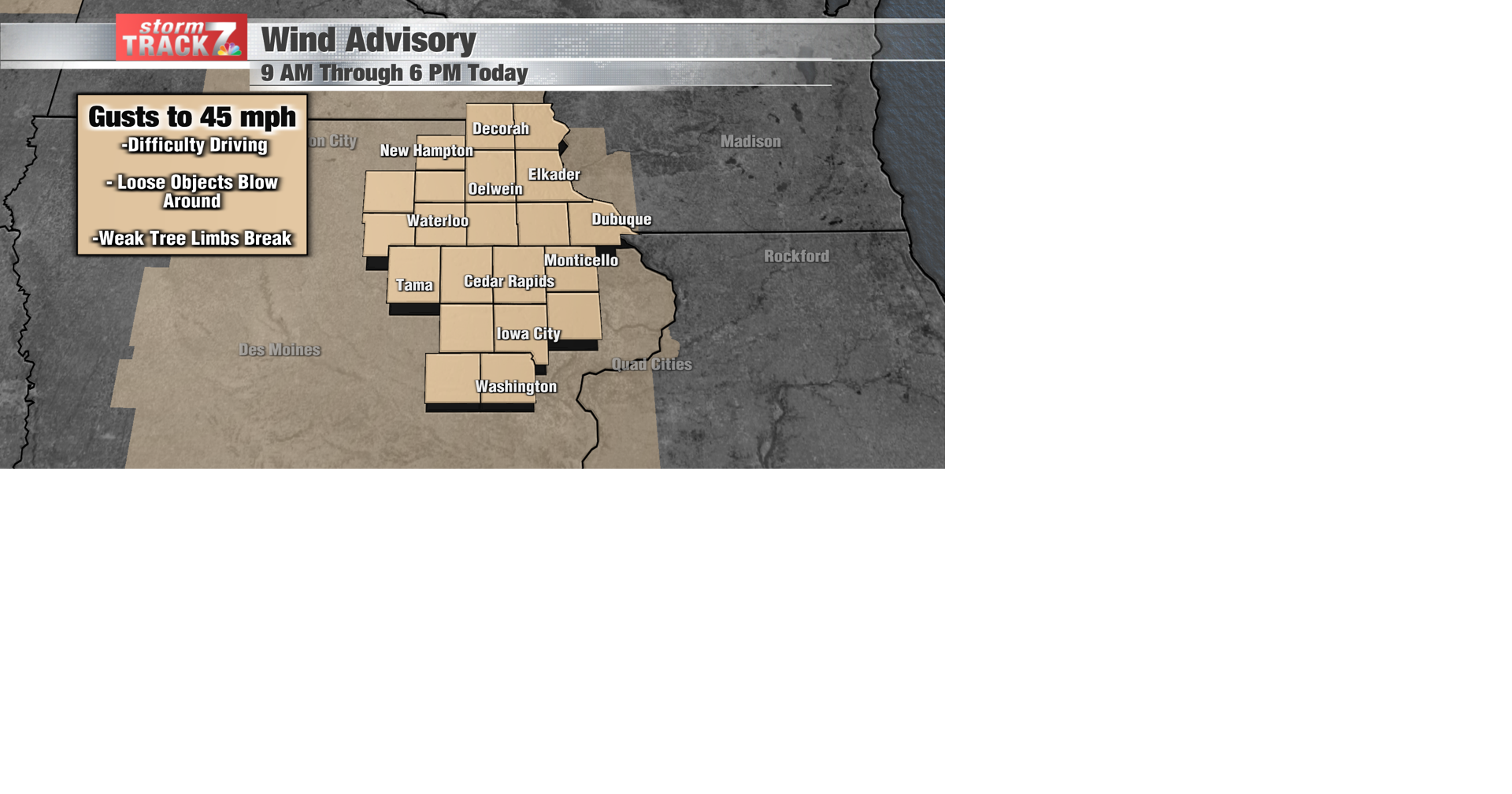 Wind Advisories | | kwwl.com